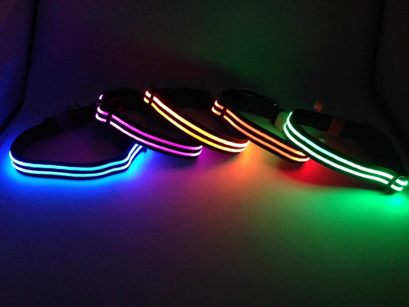 LED Halsband Hilox Waterproof 40cm - Oranje - Gratis verzending